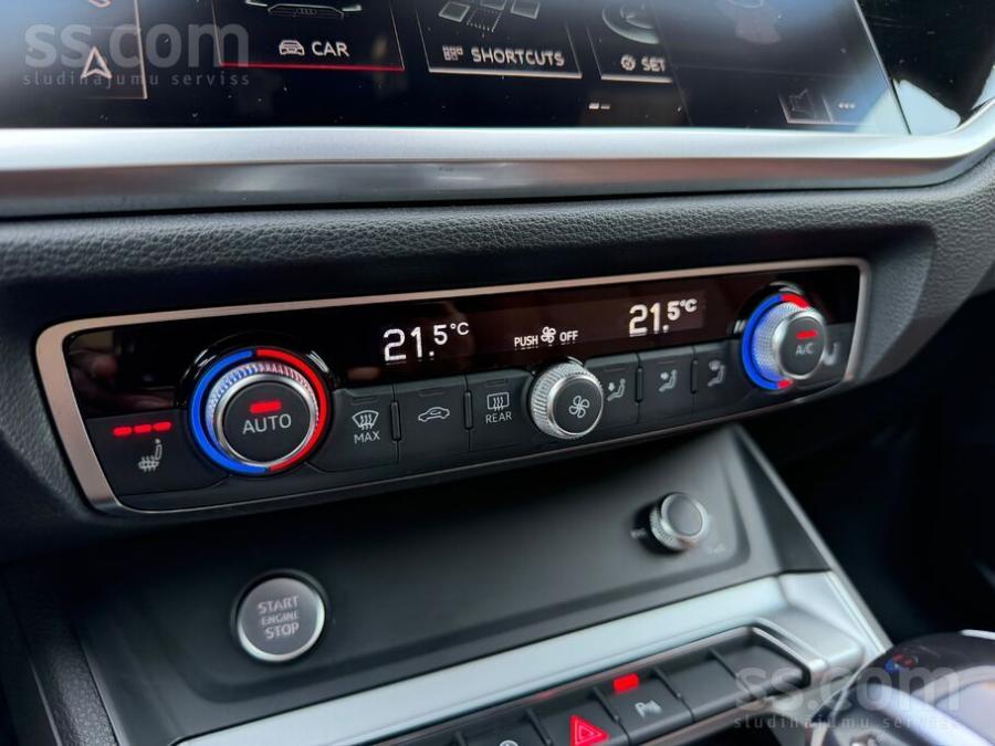 Black Audi Q3 2019 in Riga, with an engine capacity of 2.00 L and mileage of 102 thousand km for 23990 €, photo 11 on AUTOMOTO.COM.LV