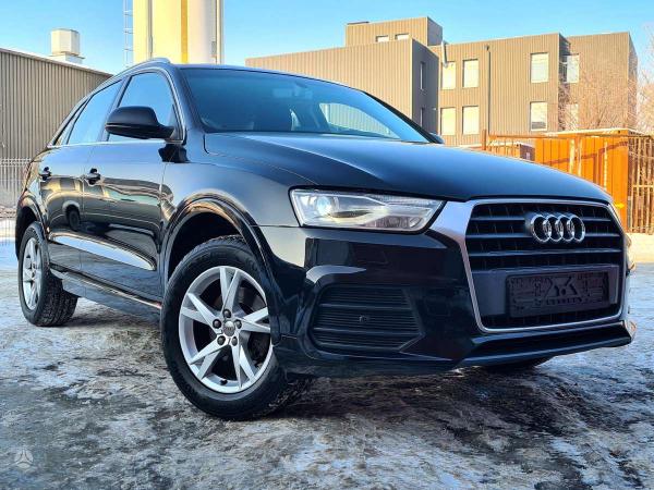 Melns Audi Q3 2016 Kauņa, ar dzinēja tilpumu 2.00 L un nobraukumu 204 tūkst. km par 12500 €, foto 1 vietnē AUTOMOTO.COM.LV