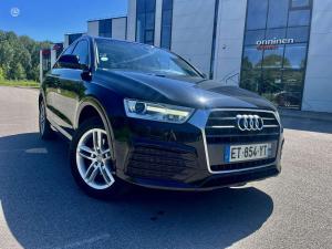 Melns Audi Q3 2018 Kauņa, ar dzinēja tilpumu 2.00 L un nobraukumu 200 tūkst. km par 14500 €, foto  vietnē AUTOMOTO.COM.LV