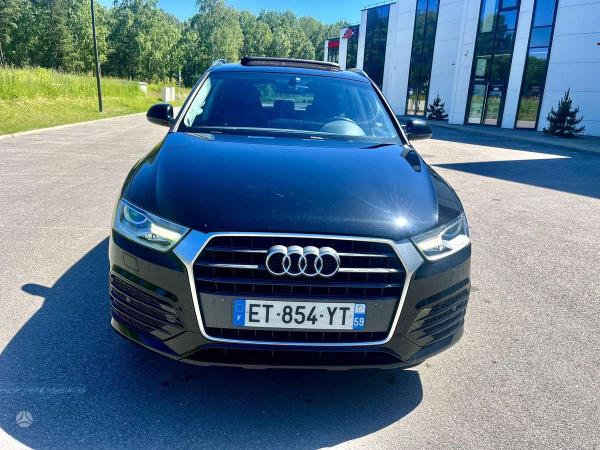 Black Audi Q3 2018 in Kaunas, with an engine capacity of 2.00 L and mileage of 200 thousand km for 14500 €, photo 2 on AUTOMOTO.COM.LV