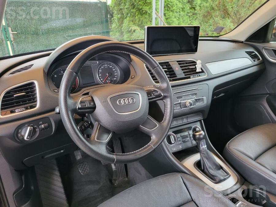 Black Audi Q3 2015 in Daugavpils, with an engine capacity of 2.00 L and mileage of 261 thousand km for 12000 €, photo 4 on AUTOMOTO.COM.LV