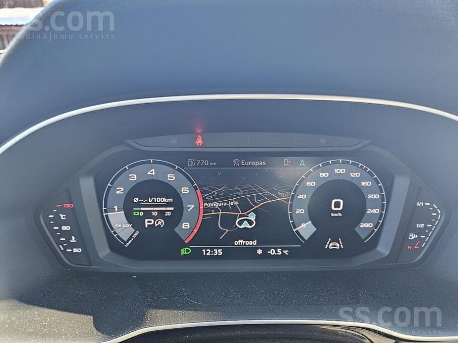 Черный Ауди Ку3 2019 в Валмиера, объемом двигателя 1.50 л и пробегом 88 тыс. км за 22300 €, фото 9 на AUTOMOTO.COM.LV