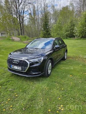 Melns Audi Q3 2019 Valka, ar dzinēja tilpumu 1.50 L un nobraukumu 89 tūkst. km par 22300 €, foto  vietnē AUTOMOTO.COM.LV