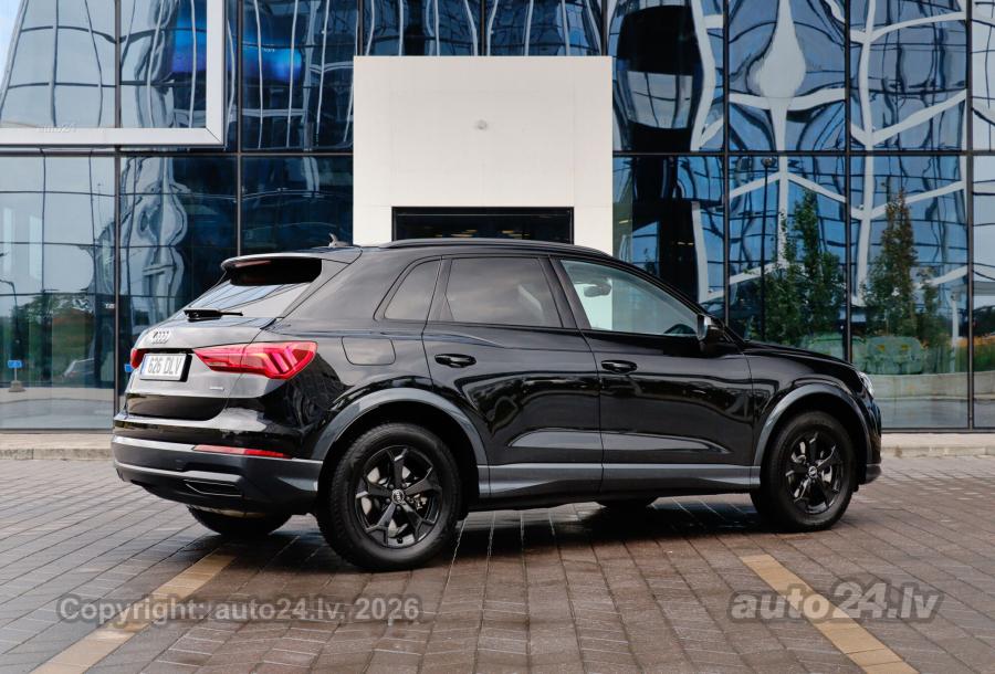 Black Audi Q3 2025 in Tallinn, with an engine capacity of 2.00 L and mileage of 8 thousand km for 40900 €, photo 7 on AUTOMOTO.COM.LV