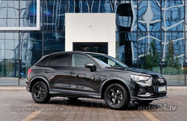 Audi Q3 2025 in Tallinn on AUTOMOTO.COM.LV Black Audi Q3 2025 in Tallinn, with an engine capacity of 2.00 L and mileage of 8 thousand km for 40900 €, photo 9 on AUTOMOTO.COM.LV