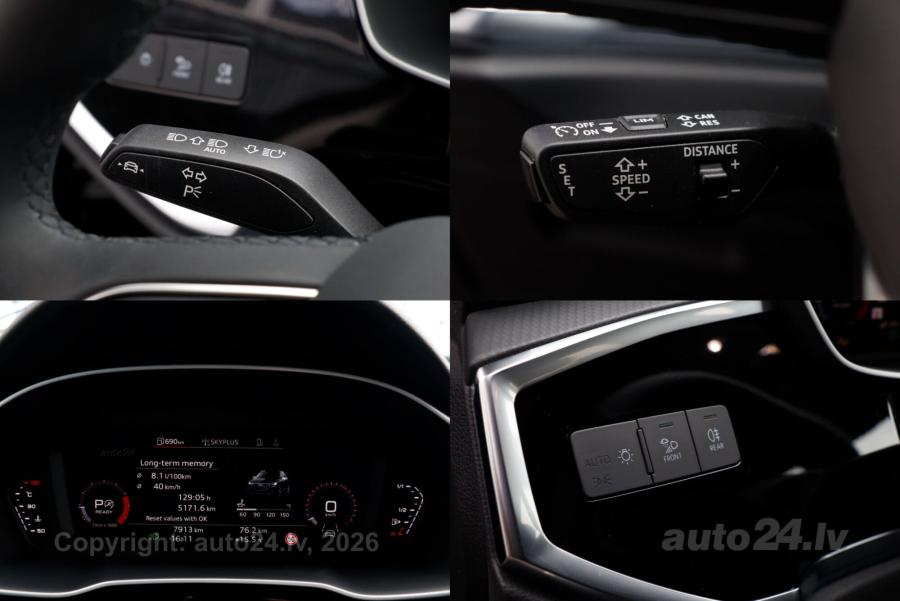 Black Audi Q3 2025 in Tallinn, with an engine capacity of 2.00 L and mileage of 8 thousand km for 40900 €, photo 10 on AUTOMOTO.COM.LV