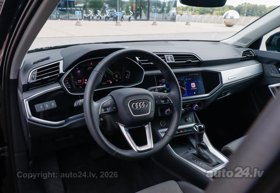 Black Audi Q3 2025 in Tallinn, with an engine capacity of 2.00 L and mileage of 8 thousand km for 40900 €, photo 15 on AUTOMOTO.COM.LV