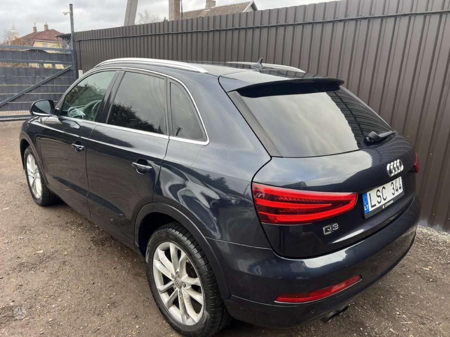 Blue Audi Q3 2012 in Kaunas, with an engine capacity of 1.97 L and mileage of 220 thousand km for 9700 €, photo 6 on AUTOMOTO.COM.LV