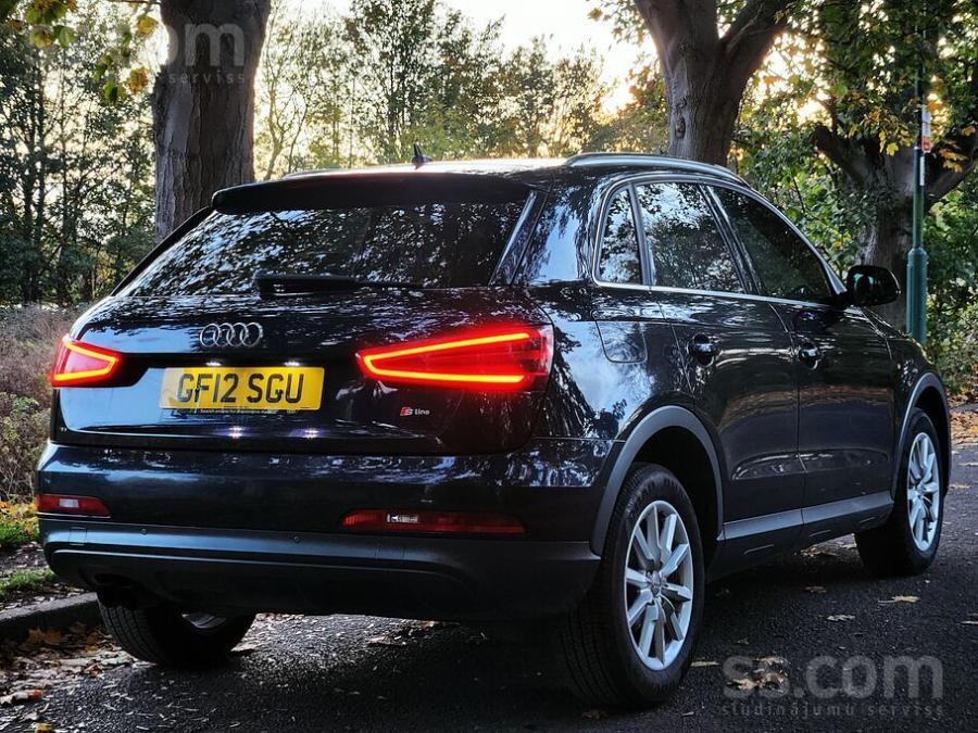Blue Audi Q3 2012 in Riga, with an engine capacity of 2.00 L and mileage of 156 thousand km for 4350 €, photo 4 on AUTOMOTO.COM.LV