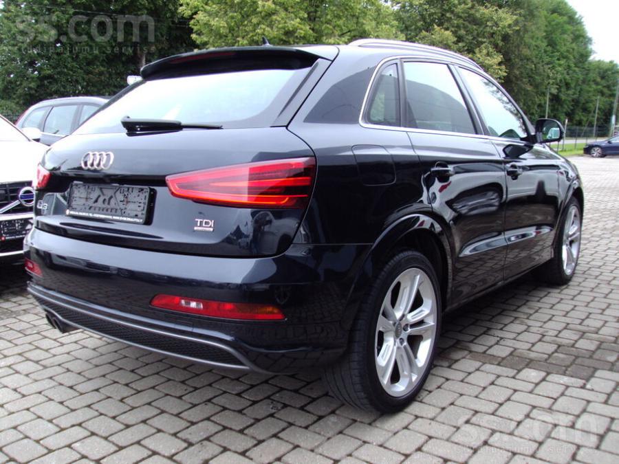 Blue Audi Q3 2014 in Riga, with an engine capacity of 2.00 L and mileage of 225 thousand km for 12000 €, photo 4 on AUTOMOTO.COM.LV