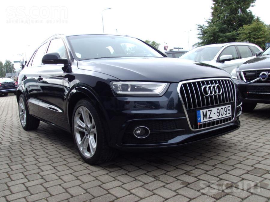 Blue Audi Q3 2014 in Riga, with an engine capacity of 2.00 L and mileage of 225 thousand km for 11700 €, photo 3 on AUTOMOTO.COM.LV