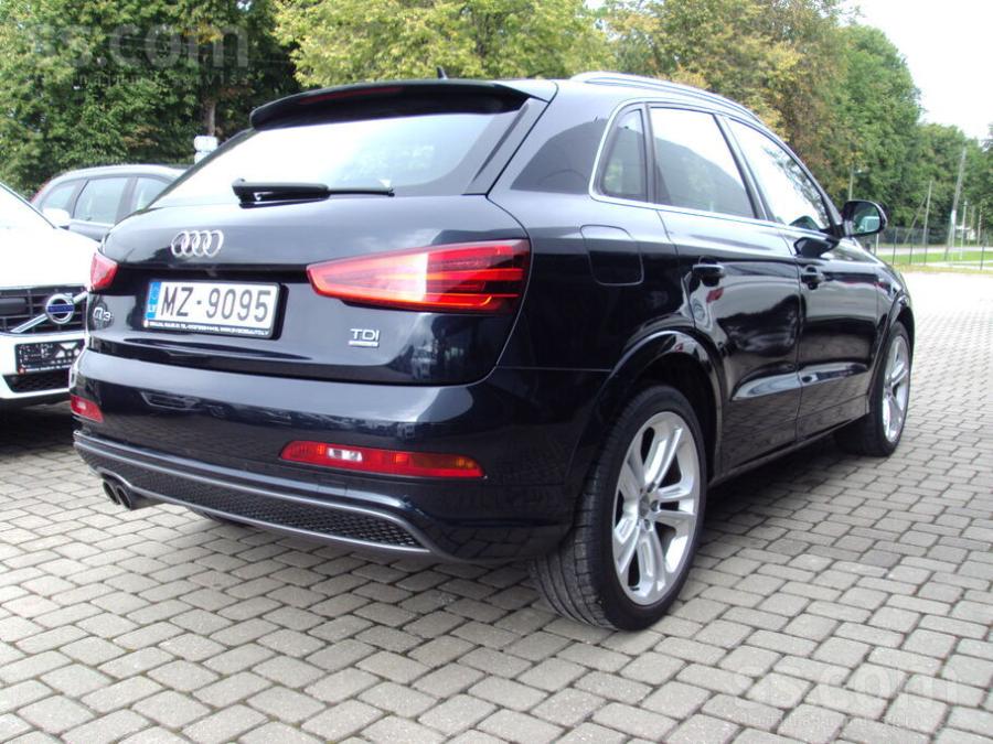 Blue Audi Q3 2014 in Riga, with an engine capacity of 2.00 L and mileage of 225 thousand km for 11700 €, photo 4 on AUTOMOTO.COM.LV