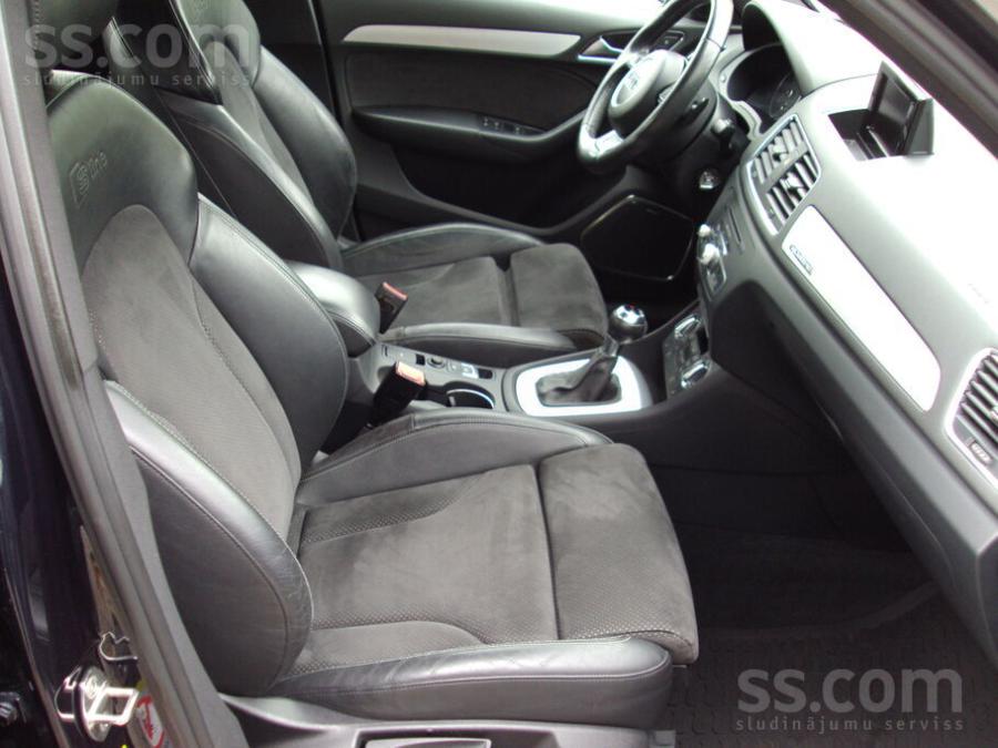Blue Audi Q3 2014 in Riga, with an engine capacity of 2.00 L and mileage of 225 thousand km for 11700 €, photo 8 on AUTOMOTO.COM.LV