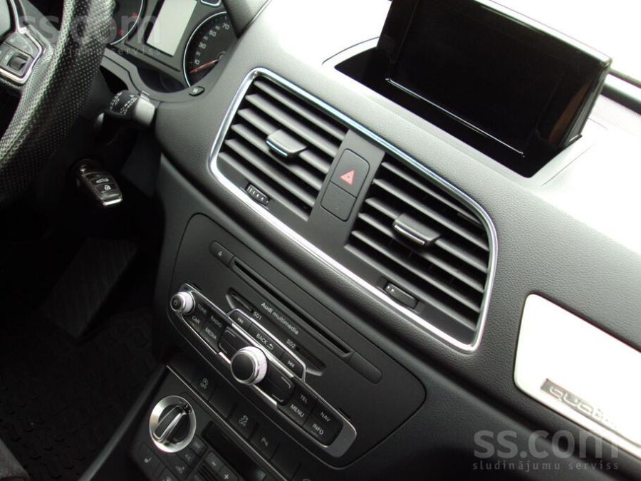 Blue Audi Q3 2014 in Riga, with an engine capacity of 2.00 L and mileage of 225 thousand km for 11700 €, photo 9 on AUTOMOTO.COM.LV