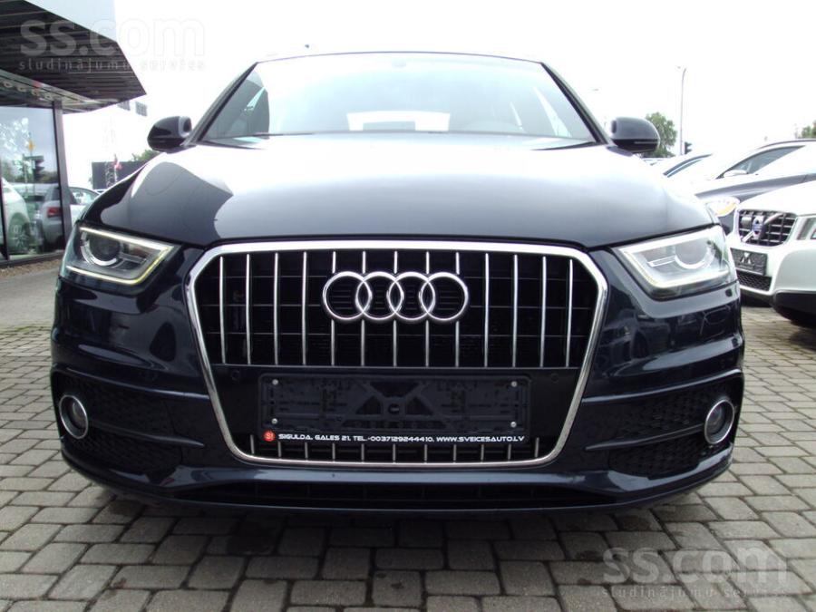 Blue Audi Q3 2014 in Riga, with an engine capacity of 2.00 L and mileage of 225 thousand km for 11700 €, photo 20 on AUTOMOTO.COM.LV