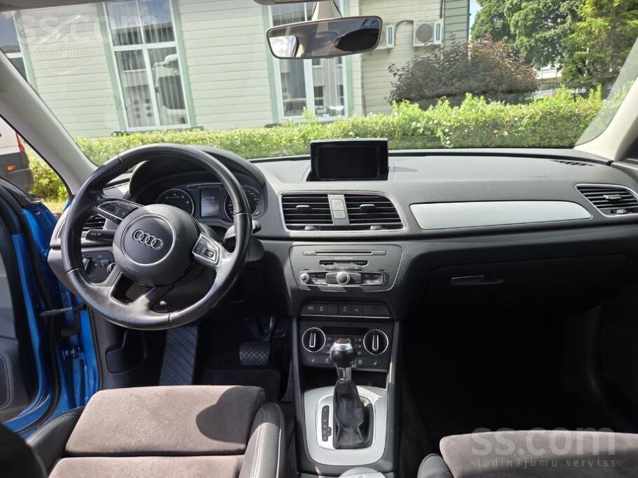 Blue Audi Q3 2015 in Riga, with an engine capacity of 1.40 L and mileage of 154 thousand km for 15000 €, photo 5 on AUTOMOTO.COM.LV