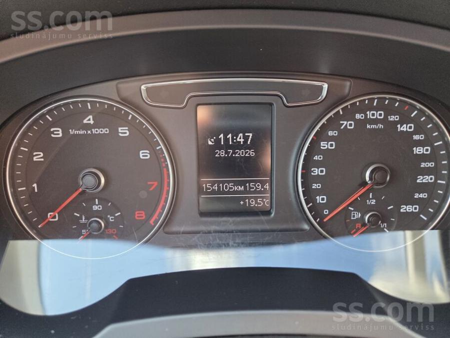 Blue Audi Q3 2015 in Riga, with an engine capacity of 1.40 L and mileage of 154 thousand km for 15000 €, photo 7 on AUTOMOTO.COM.LV