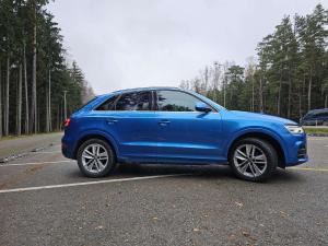 Blue Audi Q3 2016 in Klaipeda, with an engine capacity of 1.98 L and mileage of 174 thousand km for 11900 €, photo  on AUTOMOTO.COM.LV