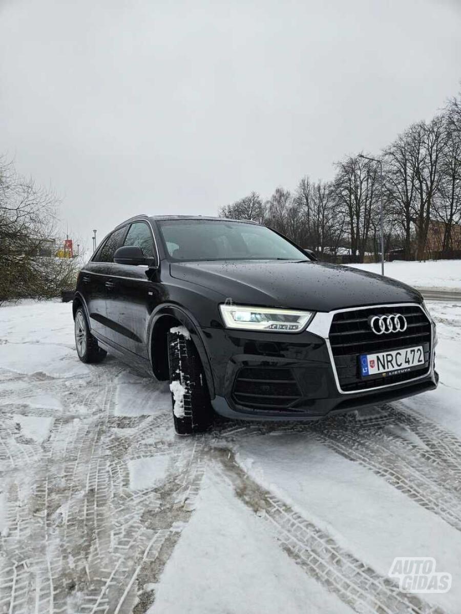 Blue Audi Q3 2016 in Kaunas, with an engine capacity of 2.00 L and mileage of 126 thousand km for 14900 €, photo 1 on AUTOMOTO.COM.LV