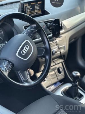 Blue Audi Q3 2017 in Riga, with an engine capacity of 2.00 L and mileage of 242 thousand km for 16750 €, photo 13 on AUTOMOTO.COM.LV