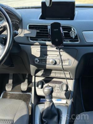 Blue Audi Q3 2017 in Riga, with an engine capacity of 2.00 L and mileage of 242 thousand km for 16750 €, photo 16 on AUTOMOTO.COM.LV