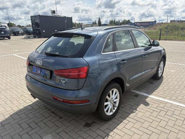 Blue Audi Q3 2017 in Taurage, with an engine capacity of 1.97 L and mileage of 237 thousand km for 7800 €, photo 5 on AUTOMOTO.COM.LV