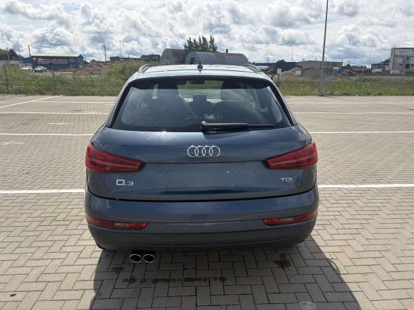 Blue Audi Q3 2017 in Taurage, with an engine capacity of 1.97 L and mileage of 237 thousand km for 7800 €, photo 6 on AUTOMOTO.COM.LV