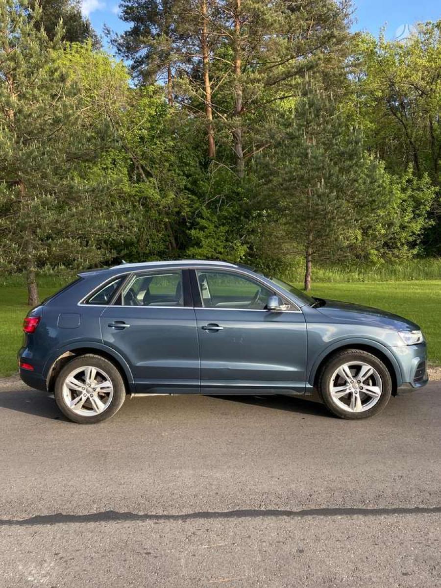Zils Audi Q3 2017 Viļņa, ar dzinēja tilpumu 1.97 L un nobraukumu 120 tūkst. km par 13700 €, foto 3 vietnē AUTOMOTO.COM.LV