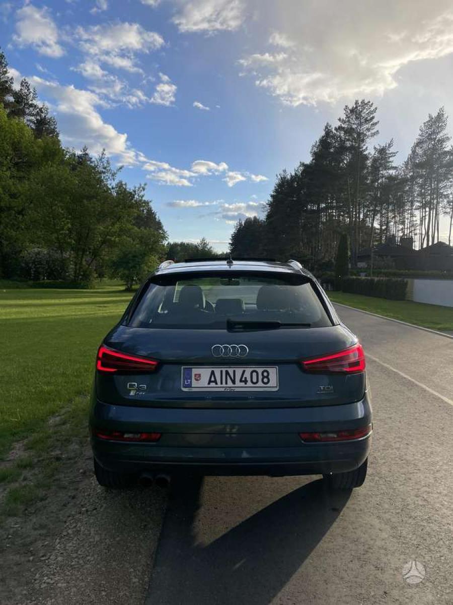 Zils Audi Q3 2017 Viļņa, ar dzinēja tilpumu 1.97 L un nobraukumu 120 tūkst. km par 13700 €, foto 5 vietnē AUTOMOTO.COM.LV
