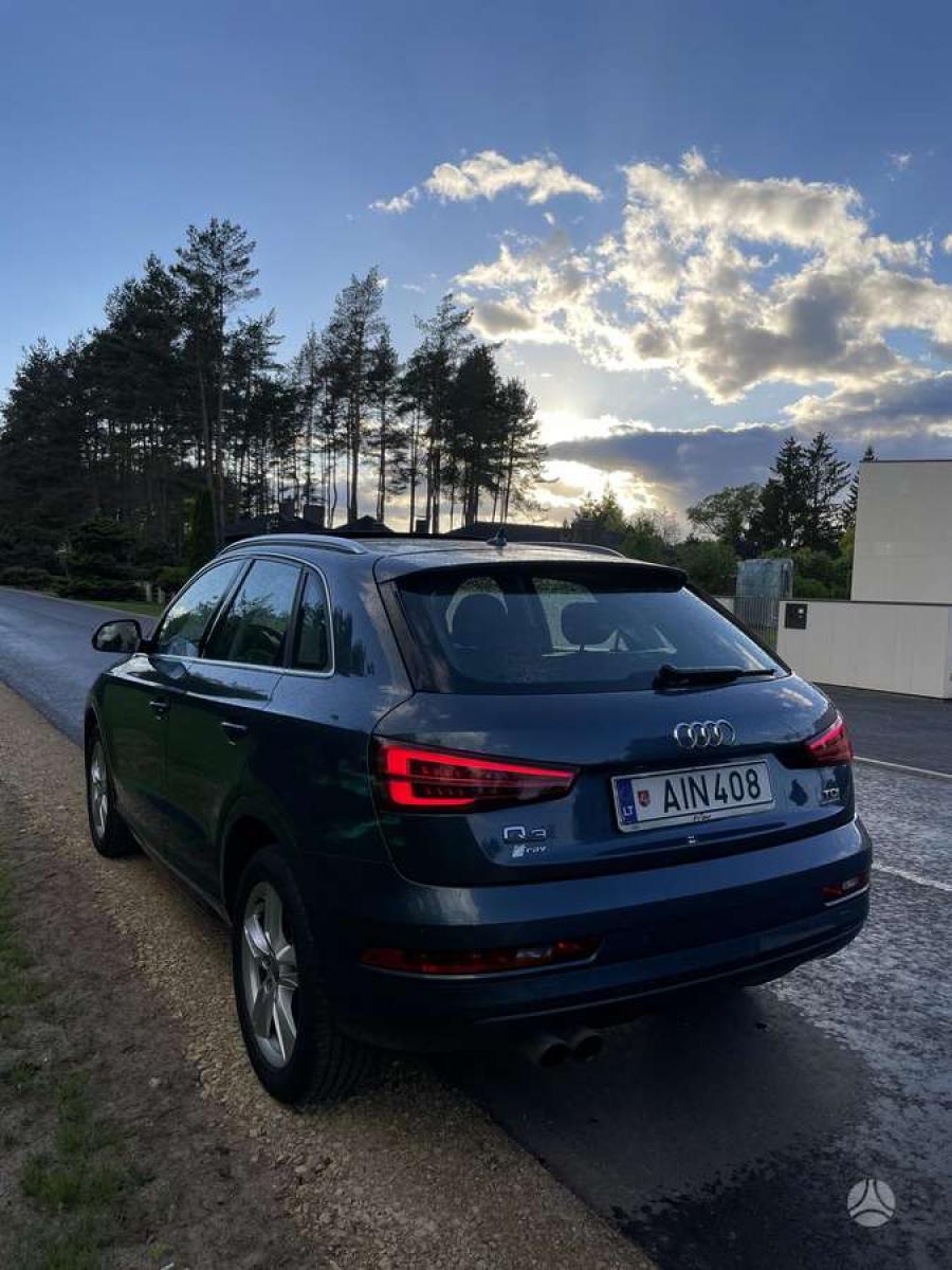Zils Audi Q3 2017 Viļņa, ar dzinēja tilpumu 1.97 L un nobraukumu 120 tūkst. km par 13700 €, foto 9 vietnē AUTOMOTO.COM.LV