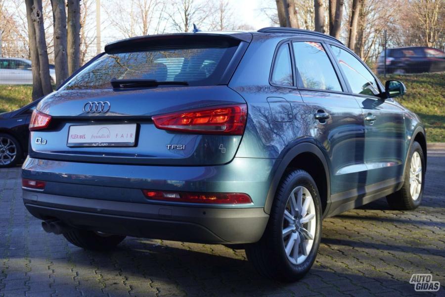 Blue Audi Q3 2018 in Kaunas, with an engine capacity of 1.40 L and mileage of 85 thousand km for 22390 €, photo 6 on AUTOMOTO.COM.LV