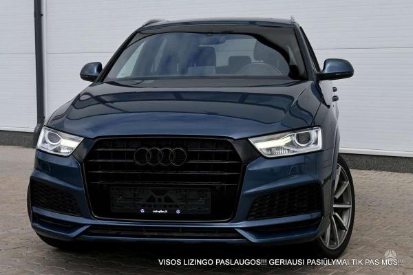 Blue Audi Q3 2018 in Kretinga, with an engine capacity of 1.98 L and mileage of 181 thousand km for 14999 €, photo 2 on AUTOMOTO.COM.LV