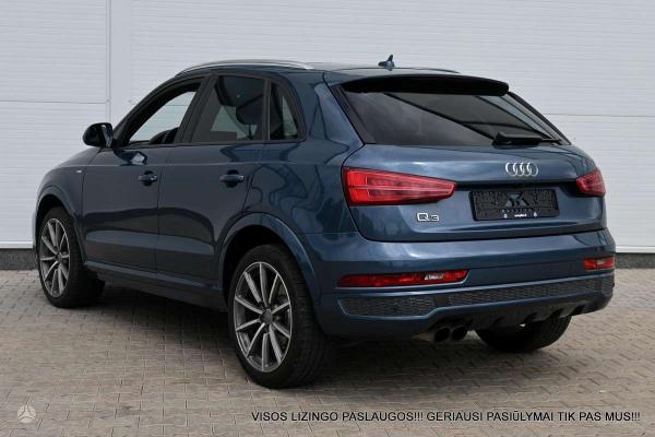 Blue Audi Q3 2018 in Kretinga, with an engine capacity of 1.98 L and mileage of 181 thousand km for 14999 €, photo 10 on AUTOMOTO.COM.LV