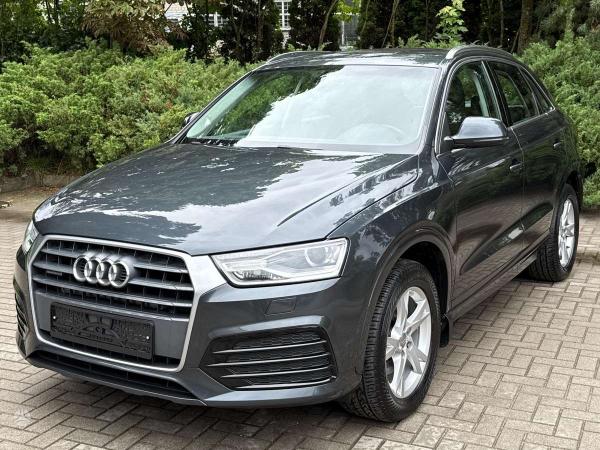 Blue Audi Q3 2018 in Prienai, with an engine capacity of 2.00 L and mileage of 205 thousand km for 13400 €, photo 10 on AUTOMOTO.COM.LV