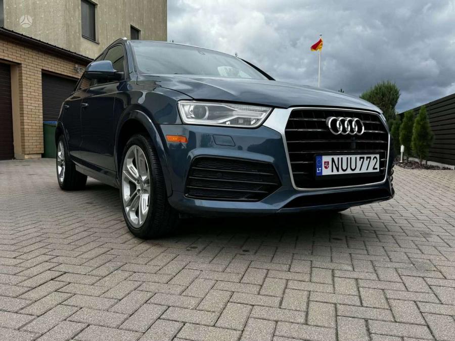 Zils Audi Q3 2018 Kauņa, ar dzinēja tilpumu 1.98 L un nobraukumu 119 tūkst. km par 15450 €, foto 7 vietnē AUTOMOTO.COM.LV