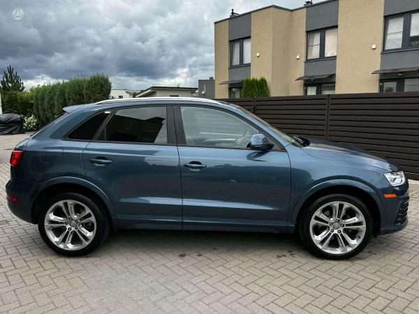 Blue Audi Q3 2018 in Kaunas, with an engine capacity of 1.98 L and mileage of 119 thousand km for 15450 €, photo 8 on AUTOMOTO.COM.LV