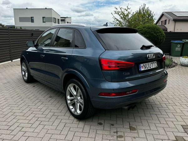 Blue Audi Q3 2018 in Kaunas, with an engine capacity of 1.98 L and mileage of 119 thousand km for 15450 €, photo 11 on AUTOMOTO.COM.LV