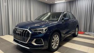 Zils Audi Q3 2019 Rīga, ar dzinēja tilpumu 1.40 L un nobraukumu 62 tūkst. km par 23900 €, foto  vietnē AUTOMOTO.COM.LV
