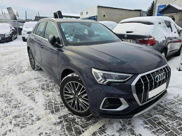 Blue Audi Q3 2019 in Taurage, with an engine capacity of 1.50 L and mileage of 136 thousand km for 16300 €, photo 1 on AUTOMOTO.COM.LV