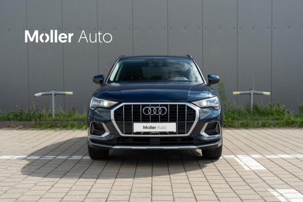Blue Audi Q3 2019 in Vilnius, with an engine capacity of 1.50 L and mileage of 99 thousand km for 21500 €, photo 3 on AUTOMOTO.COM.LV