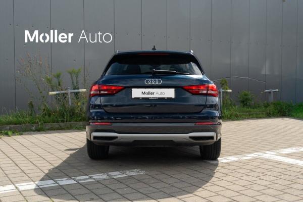 Blue Audi Q3 2019 in Vilnius, with an engine capacity of 1.50 L and mileage of 99 thousand km for 21500 €, photo 6 on AUTOMOTO.COM.LV