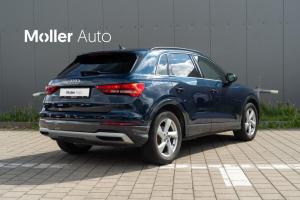 Blue Audi Q3 2019 in Vilnius, with an engine capacity of 1.50 L and mileage of 99 thousand km for 21500 €, photo 7 on AUTOMOTO.COM.LV