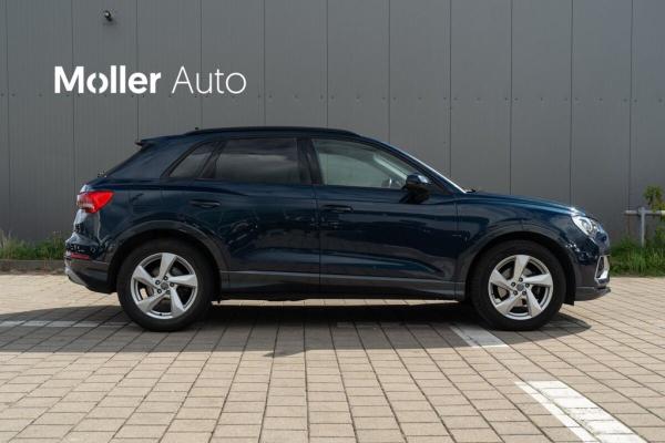 Blue Audi Q3 2019 in Vilnius, with an engine capacity of 1.50 L and mileage of 99 thousand km for 21500 €, photo 8 on AUTOMOTO.COM.LV