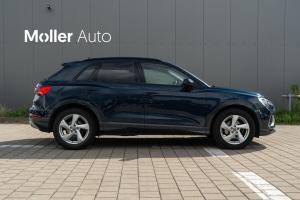 Blue Audi Q3 2019 in Vilnius, with an engine capacity of 1.50 L and mileage of 99 thousand km for 21500 €, photo 8 on AUTOMOTO.COM.LV