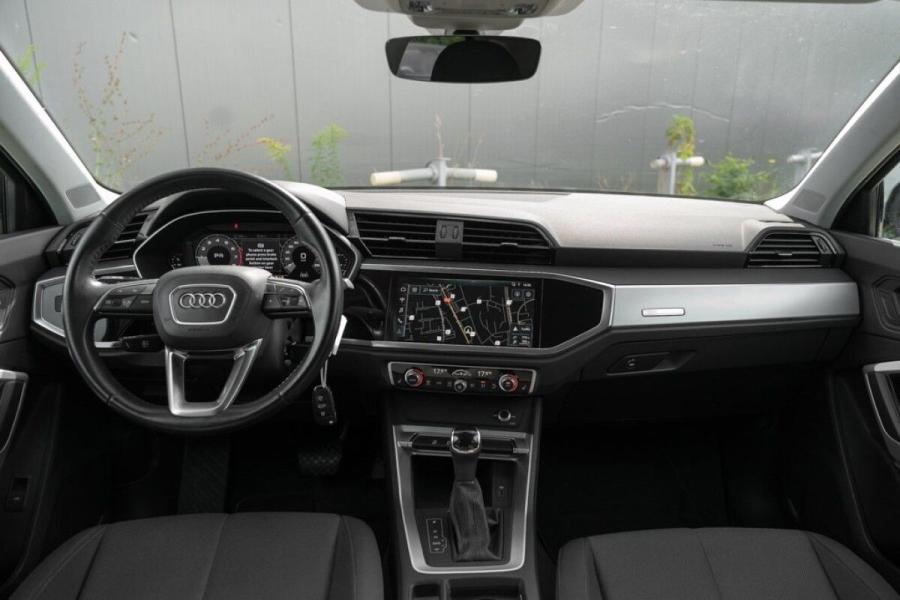 Blue Audi Q3 2019 in Vilnius, with an engine capacity of 1.50 L and mileage of 99 thousand km for 21500 €, photo 16 on AUTOMOTO.COM.LV