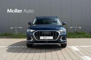 Blue Audi Q3 2019 in Vilnius, with an engine capacity of 1.50 L and mileage of 99 thousand km for 21500 €, photo 3 on AUTOMOTO.COM.LV