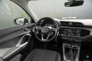 Blue Audi Q3 2019 in Vilnius, with an engine capacity of 1.50 L and mileage of 99 thousand km for 21500 €, photo 17 on AUTOMOTO.COM.LV
