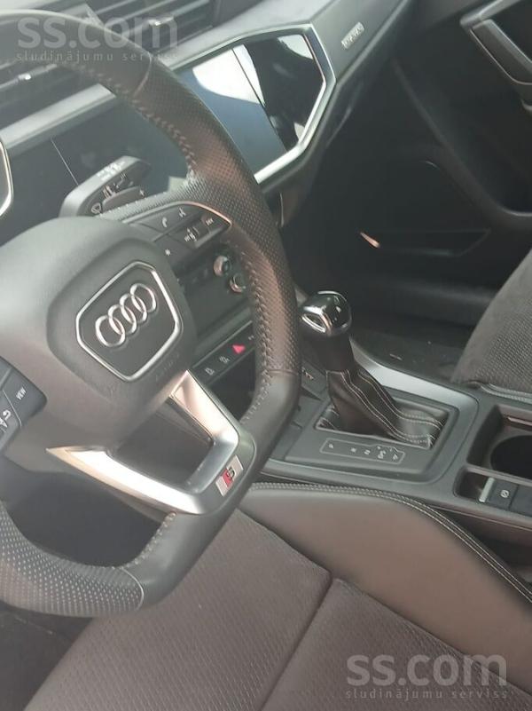 Blue Audi Q3 2019 in Jelgava, with an engine capacity of 2.00 L and mileage of 110 thousand km for 23500 €, photo 4 on AUTOMOTO.COM.LV