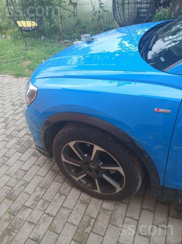 Blue Audi Q3 2019 in Jelgava, with an engine capacity of 2.00 L and mileage of 110 thousand km for 23500 €, photo 9 on AUTOMOTO.COM.LV