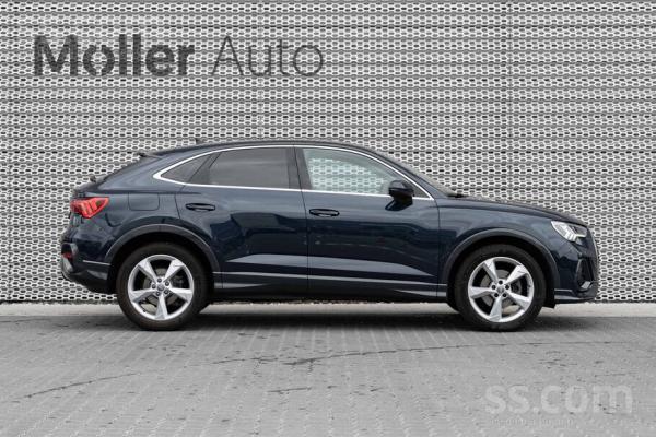 Blue Audi Q3 2020 in Riga, with an engine capacity of 2.00 L and mileage of 89 thousand km for 26050 €, photo 5 on AUTOMOTO.COM.LV